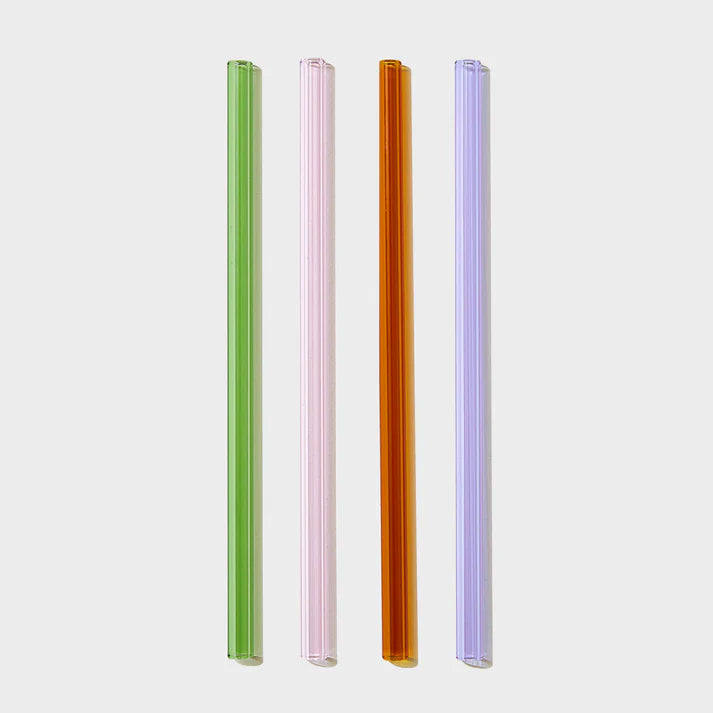 Transparent Straws (4 pack) | HB Beauty Studio